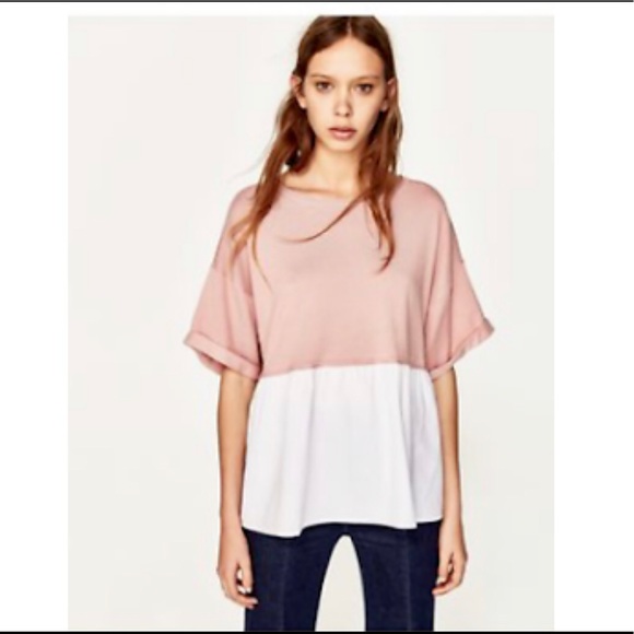 Zara | Tops | Zara Knit Short Sleeve Top | Poshmark